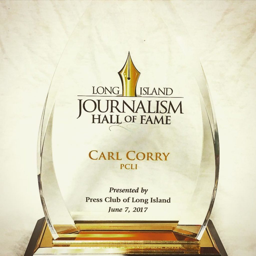 Carl Corry | What an honor: My induction into the Long Island ...